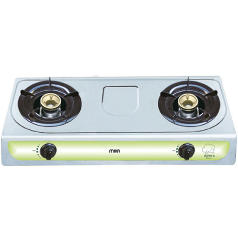 Mika Gas Stove, Table Top, Stainless steel, 2 Burner Price in Kenya ...