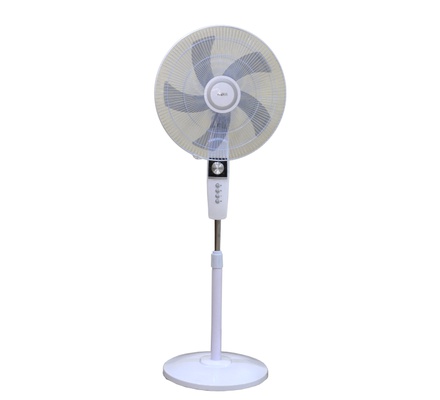 Mika Stand Fan, STYLISH, 18", White & Silver Price in Kenya | Call ...